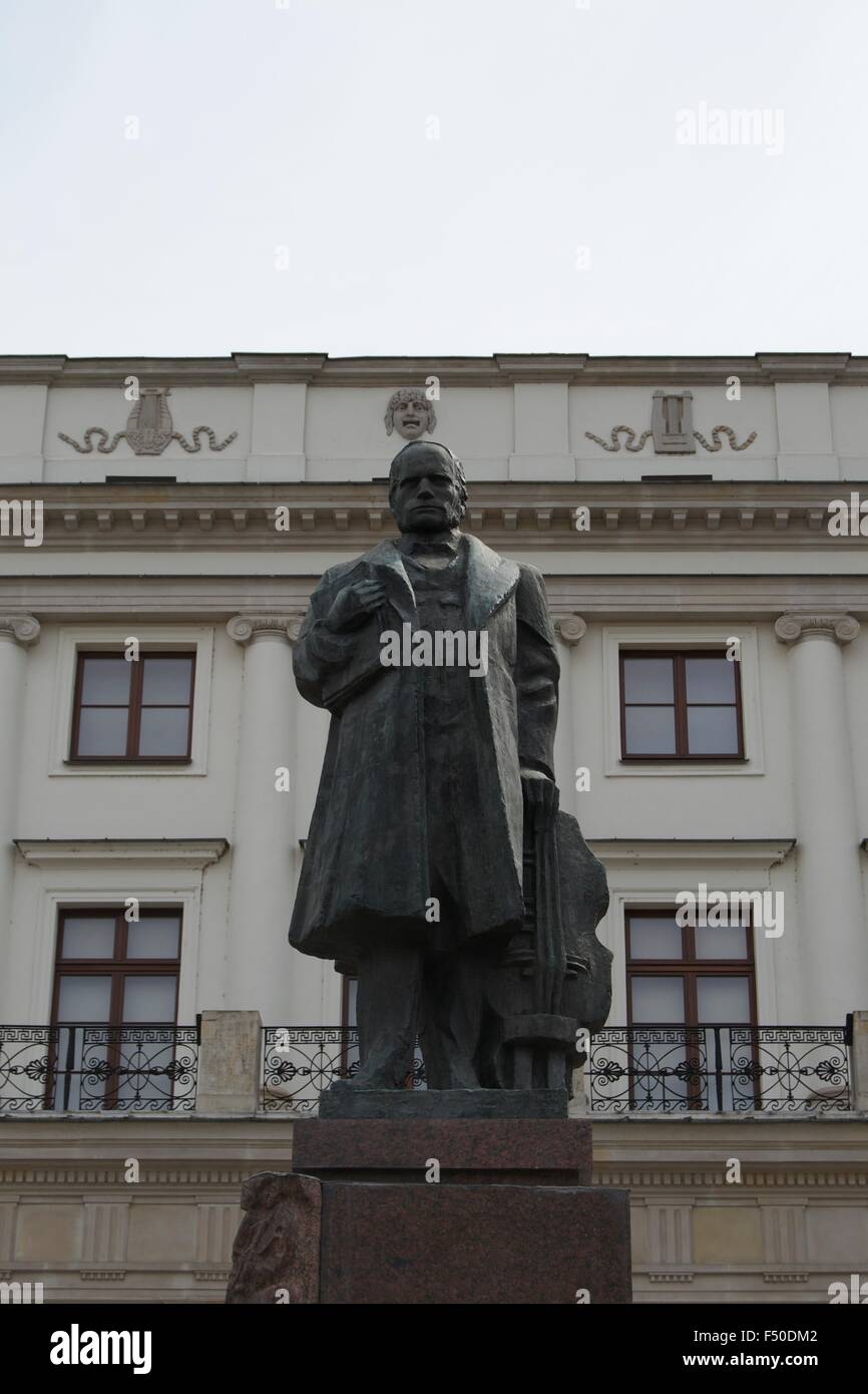 Old Statue in Warsaw Stock Photo - Alamy