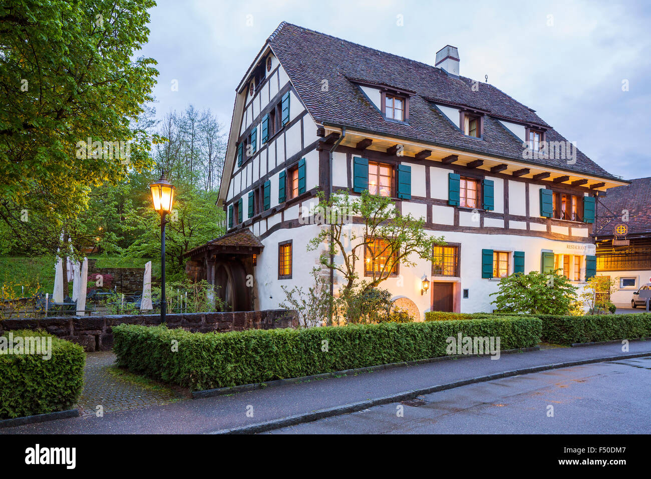 Medieval town Allschwil, Basel, Canton Basel-Landschaft, Switzerland ...