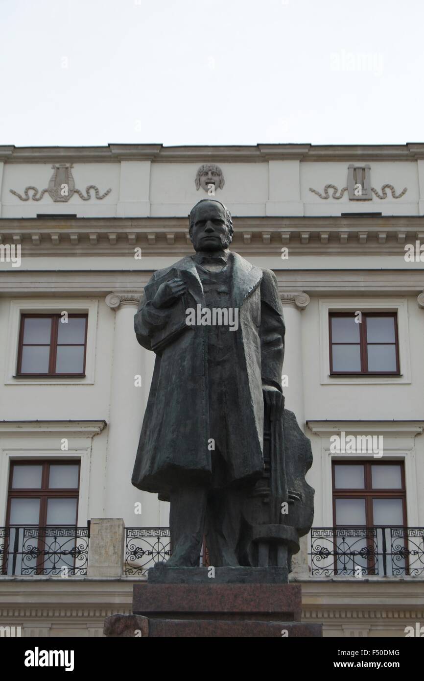 Old Statue in Warsaw Stock Photo - Alamy