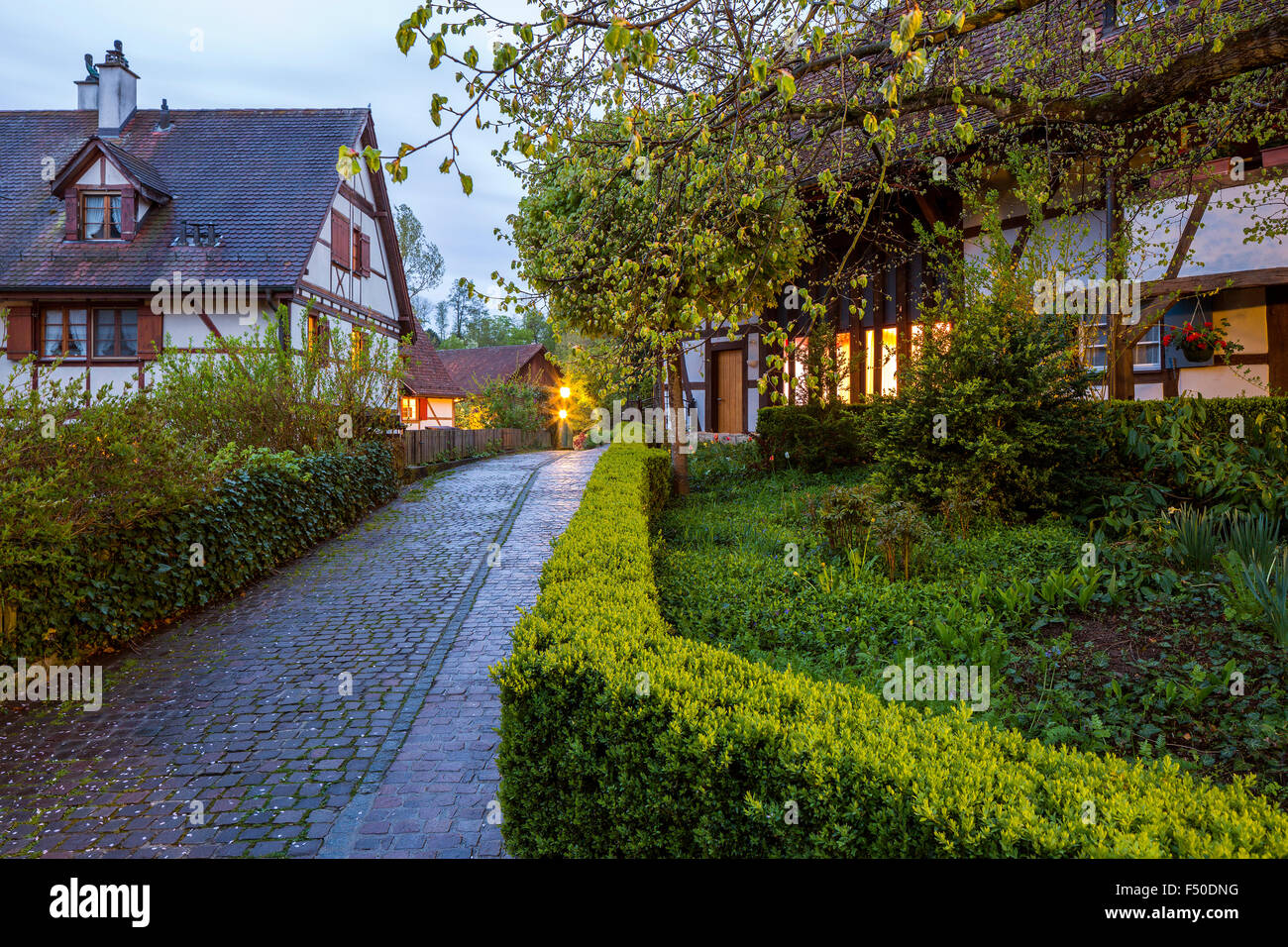 Medieval town Allschwil, Basel, Canton Basel-Landschaft, Switzerland ...