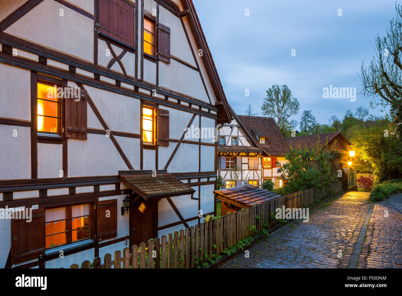 Medieval town allschwil basel basel landschaft hi-res stock photography ...