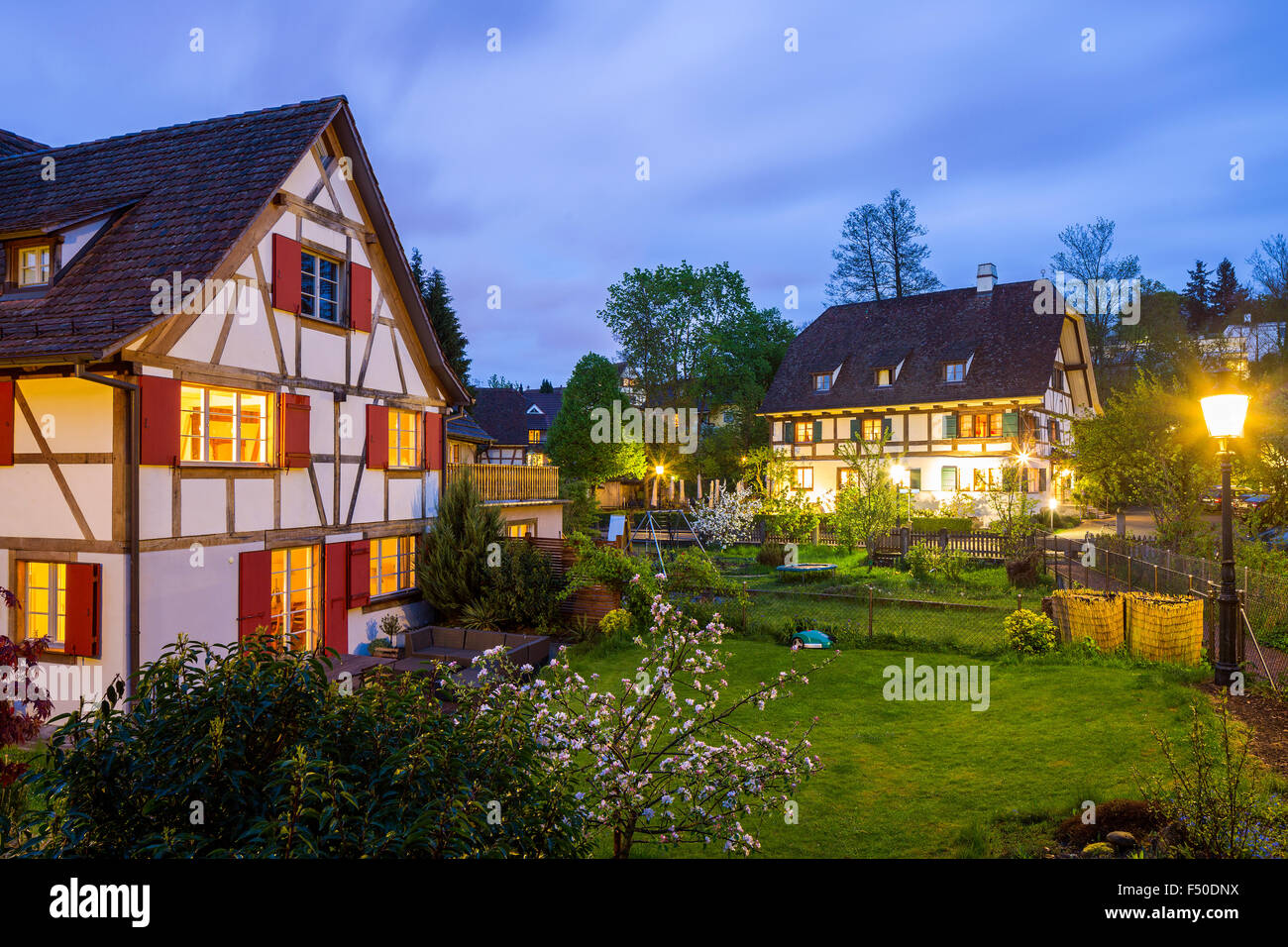 Medieval town Allschwil, Basel, Canton Basel-Landschaft, Switzerland ...