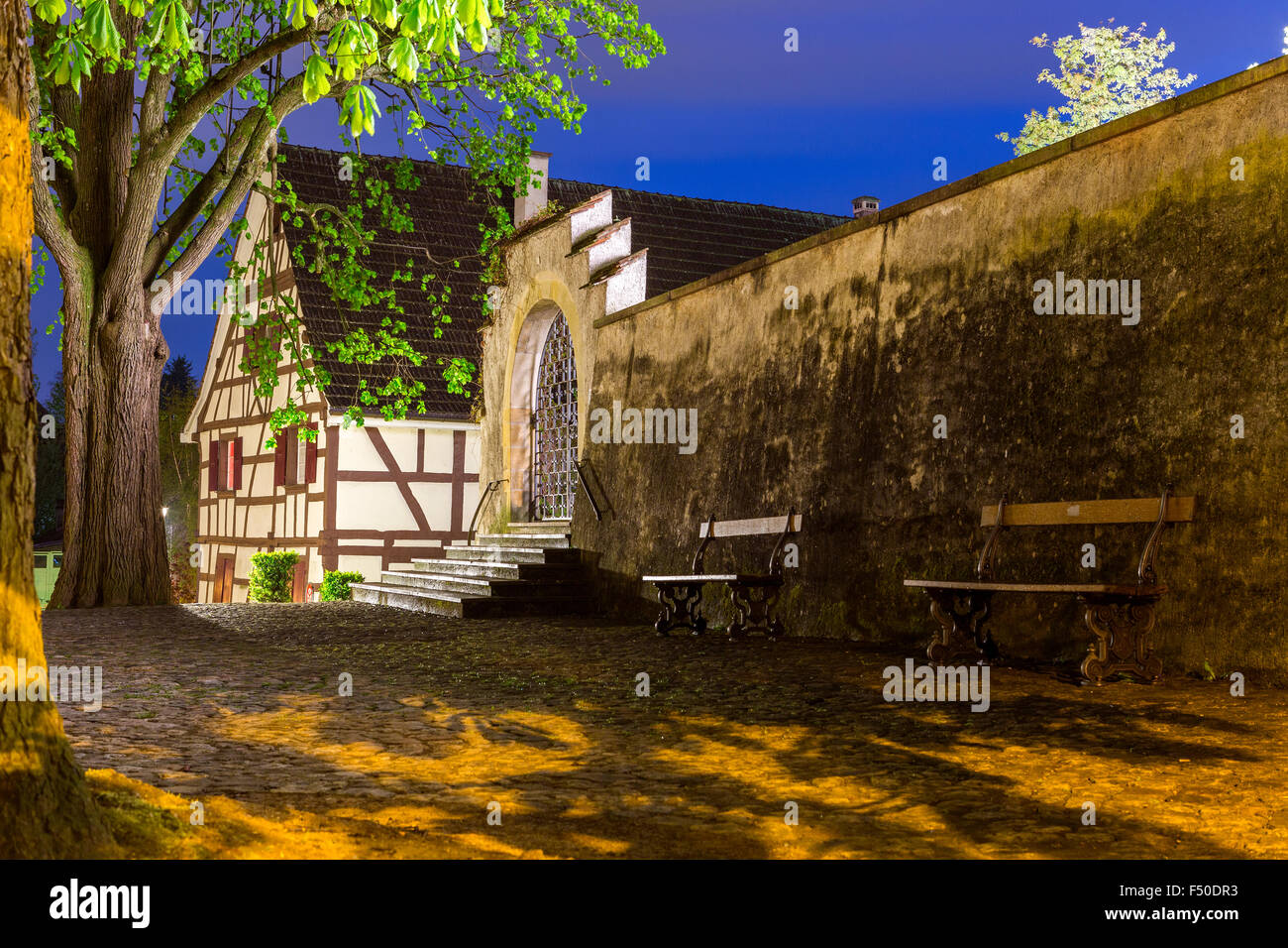 Medieval town Allschwil, Basel, Canton Basel-Landschaft, Switzerland ...