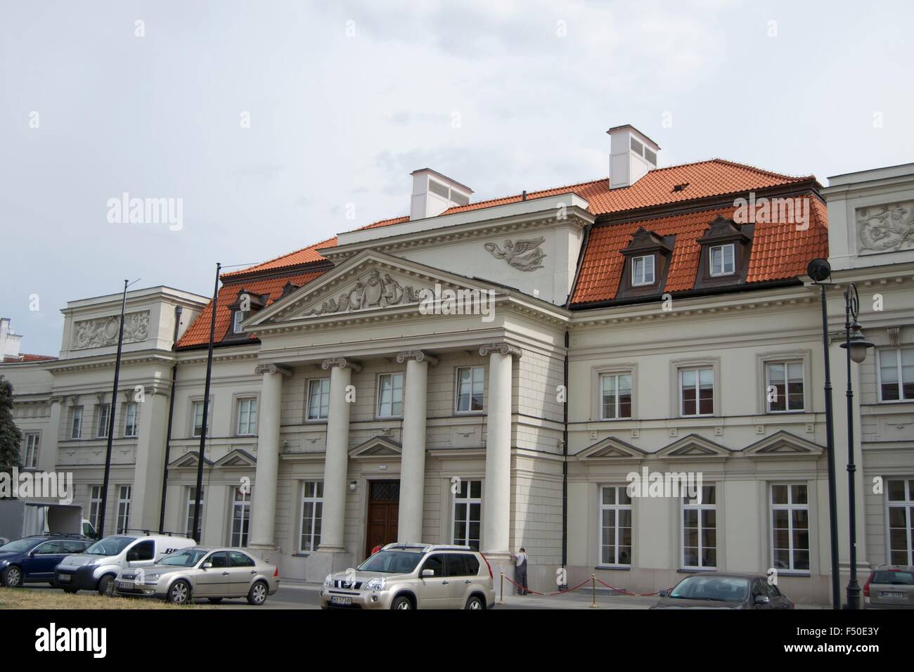Historical building Warsaw Stock Photo - Alamy