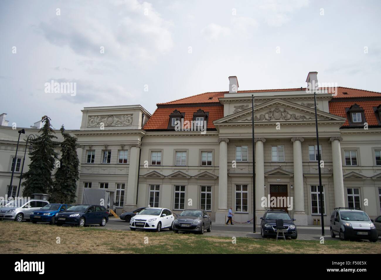 Historical building Warsaw Stock Photo - Alamy