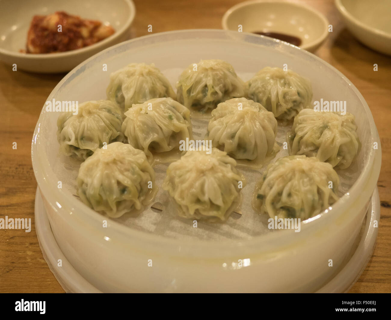 Korean mandoo (dumplings Stock Photo - Alamy