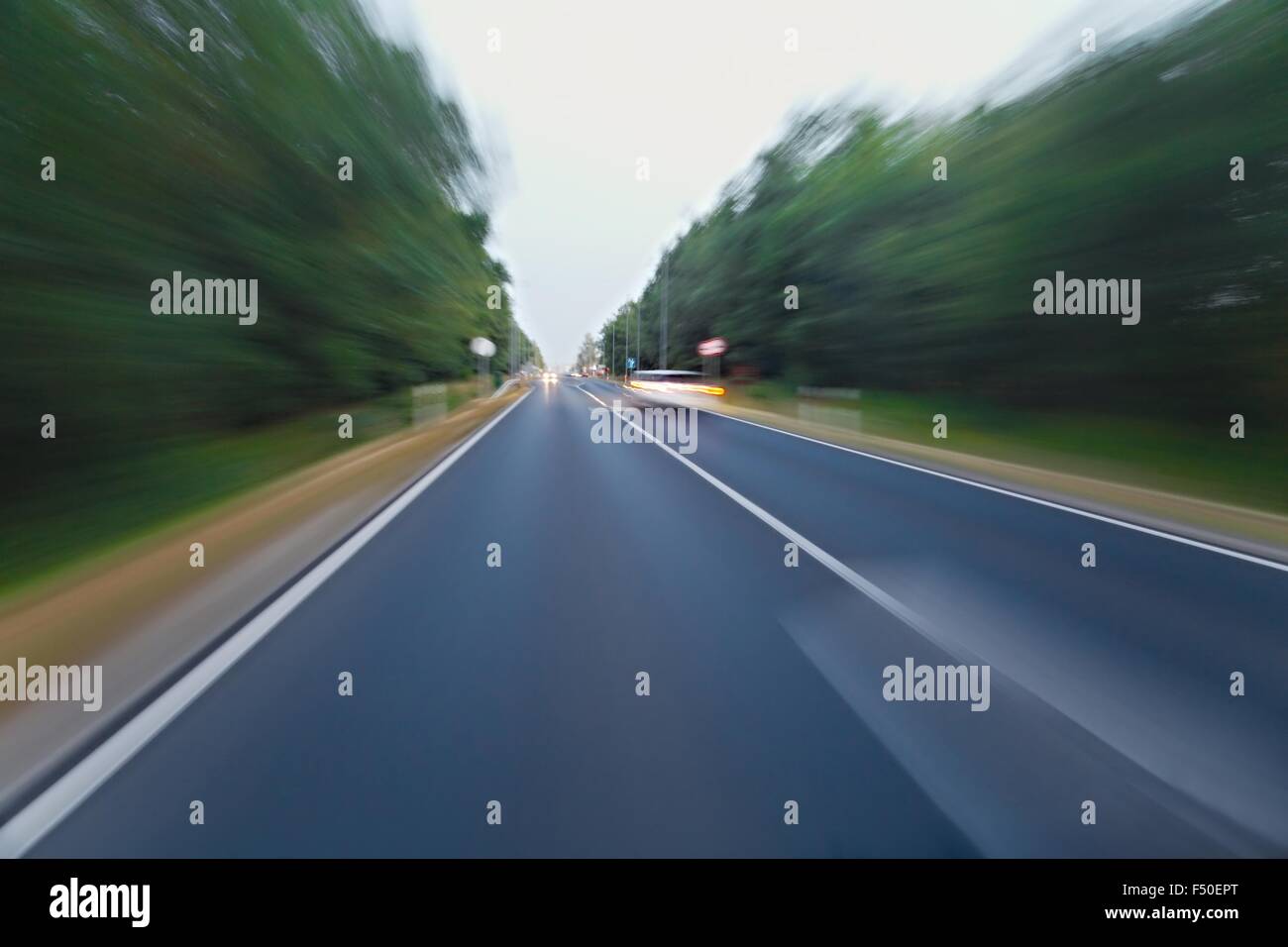 Road travel motion blur Stock Photo - Alamy