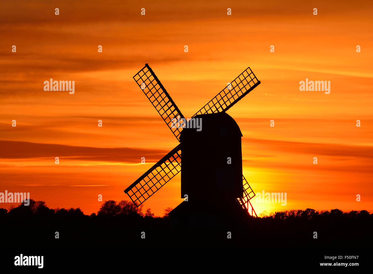 Pitstone windmill autumn hi-res stock photography and images - Alamy