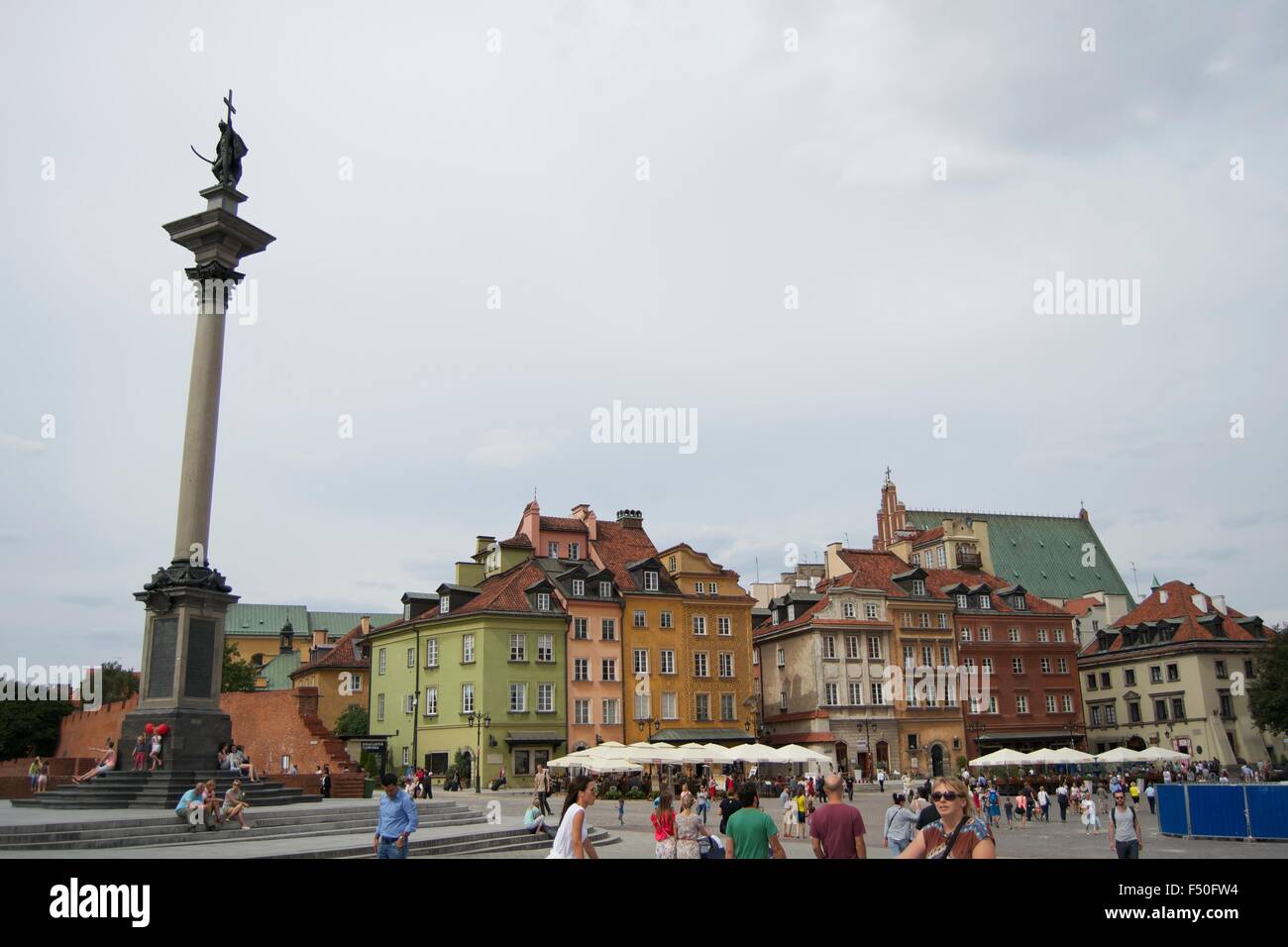 Warsaw Old town building palace heritage history Stock Photo - Alamy