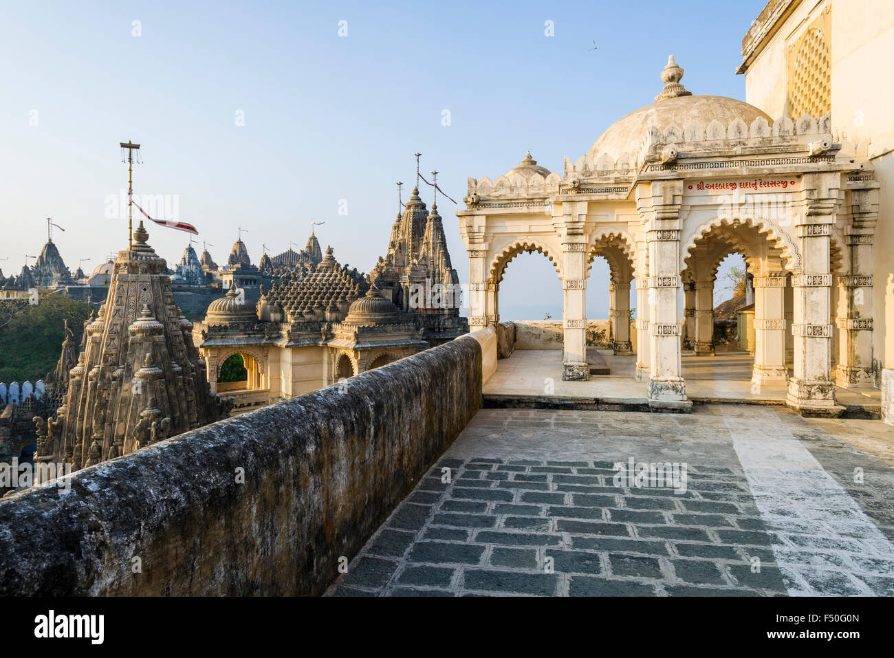 The sacred site of Shatrunjaya contains more than 850 temples on top of ...