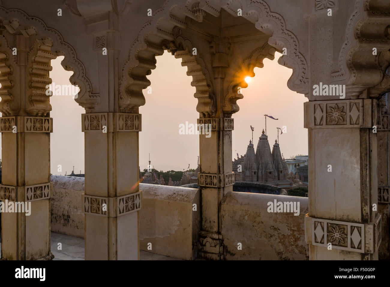 The sacred site of Shatrunjaya contains more than 850 temples on top of ...