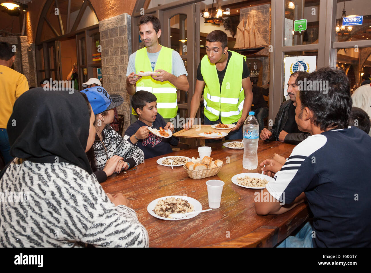 Boomerang restaurant in Kos, Greece serves free food to immigrants from ...