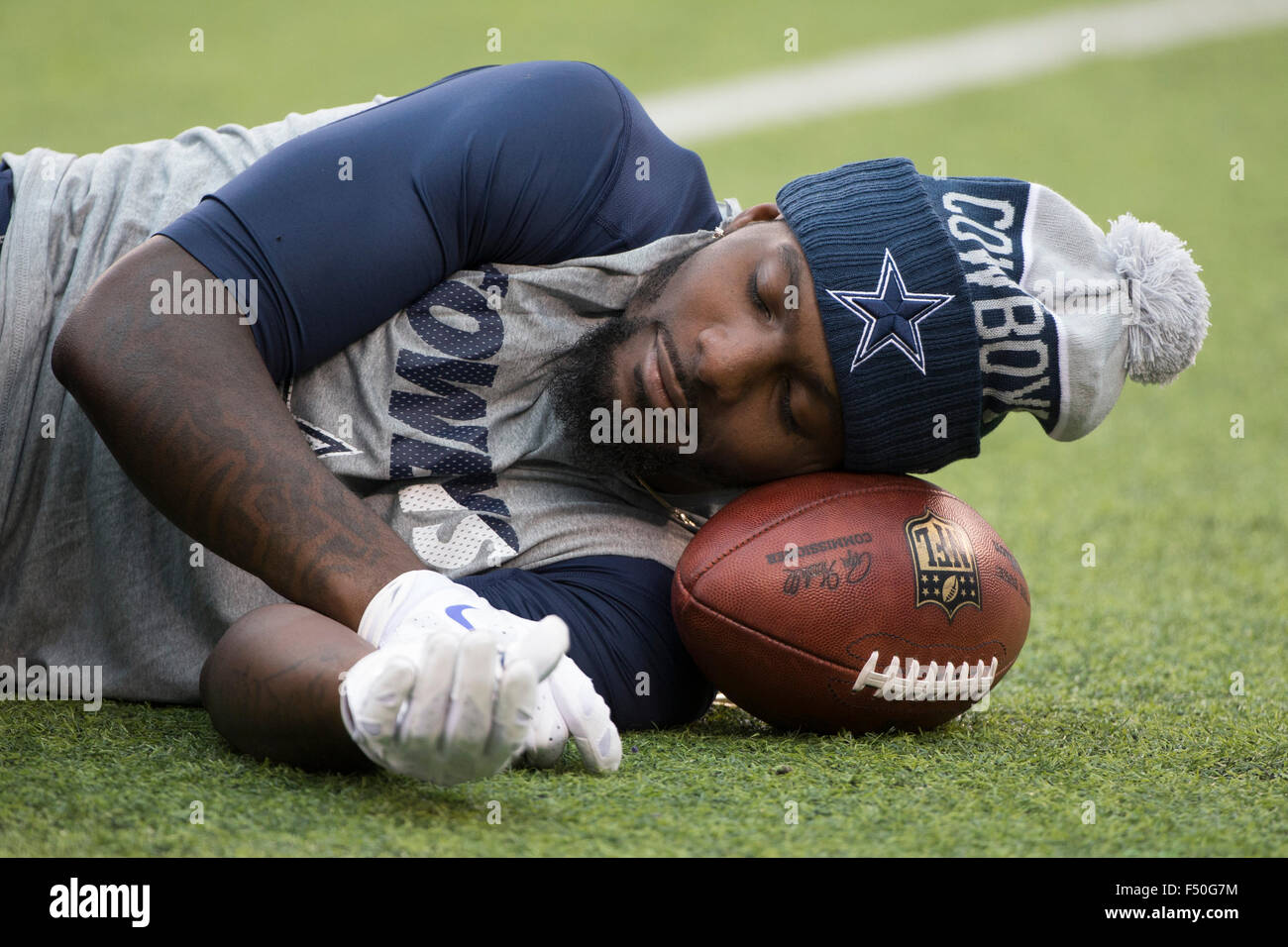 East Rutherford, New Jersey, USA. 25th Oct, 2015. Dallas Cowboys wide ...