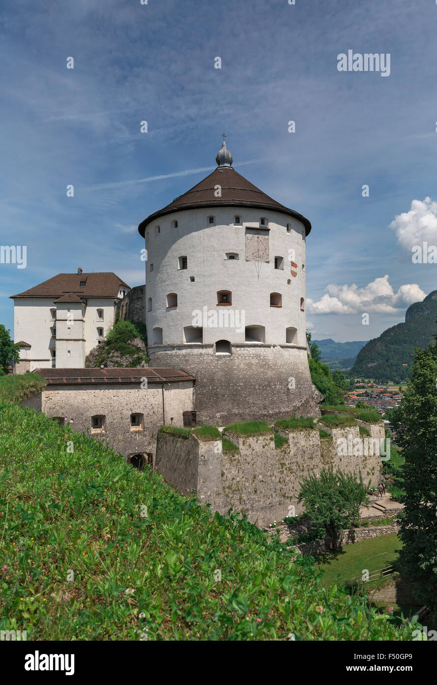 beautiful castle in Austria Kufstein Stock Photo - Alamy