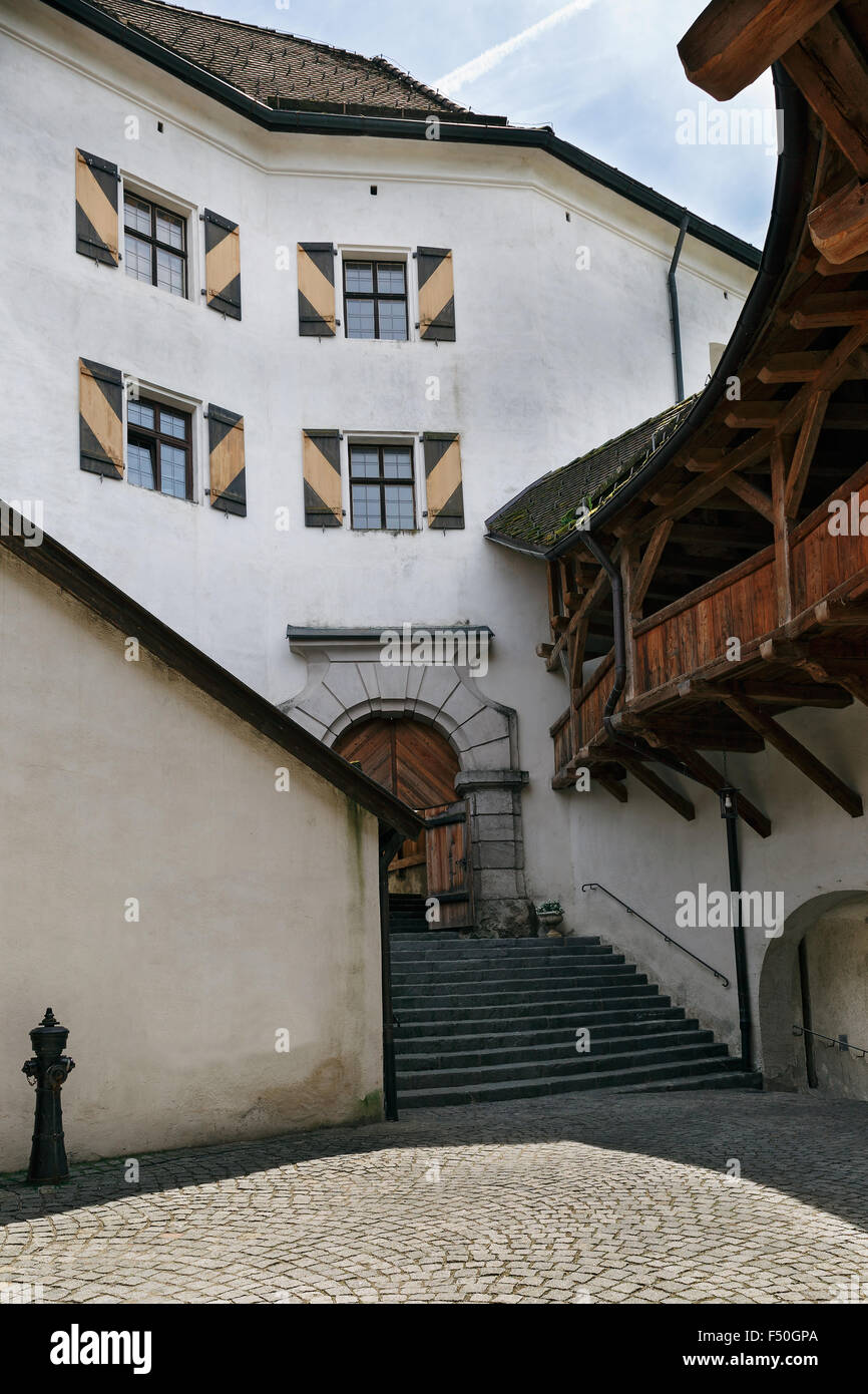 beautiful castle in Austria Kufstein Stock Photo - Alamy