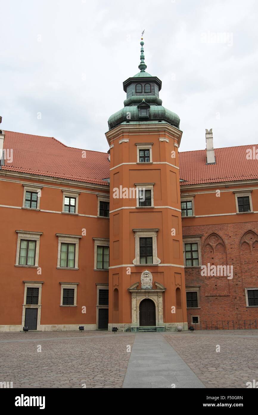 Warsaw Old town building palace heritage history Stock Photo - Alamy