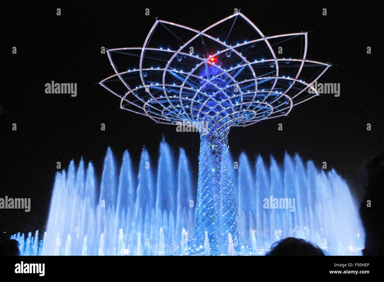 Milan, Lombardy, Italy - October 19, 2015: The tree of life Tree of ...