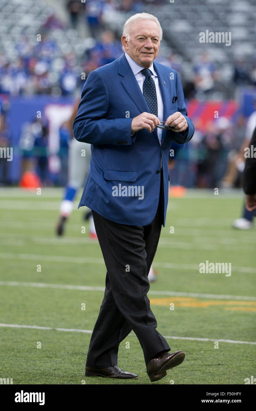 East Rutherford, New Jersey, USA. 25th Oct, 2015. Dallas Cowboys owner ...