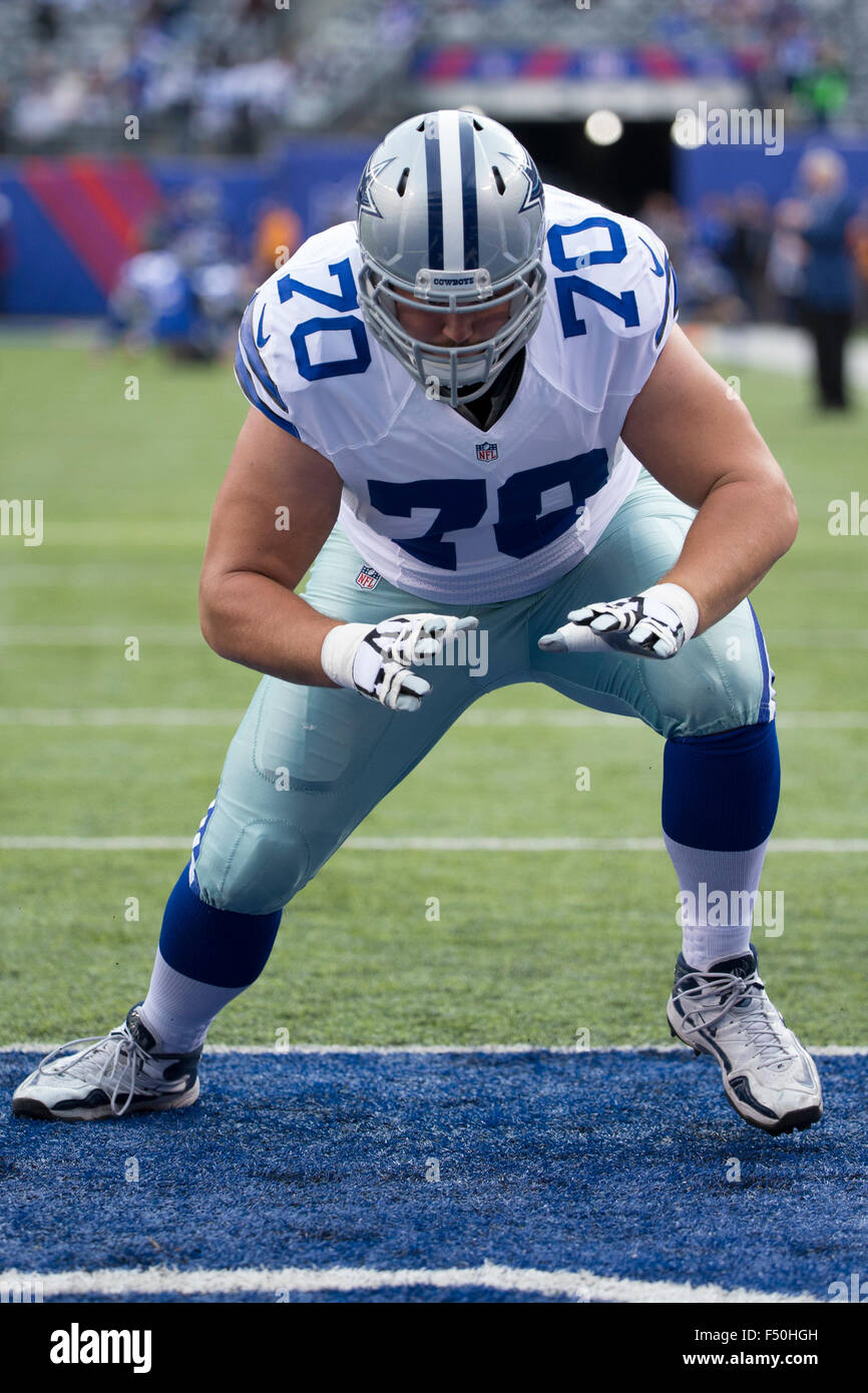 East Rutherford, New Jersey, USA. 25th Oct, 2015. Dallas Cowboys guard ...