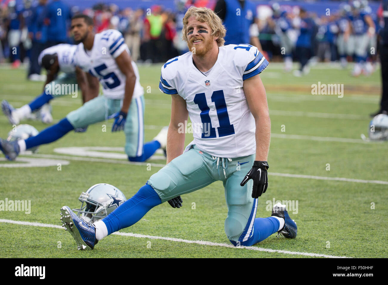 East Rutherford, New Jersey, USA. 25th Oct, 2015. Dallas Cowboys wide ...