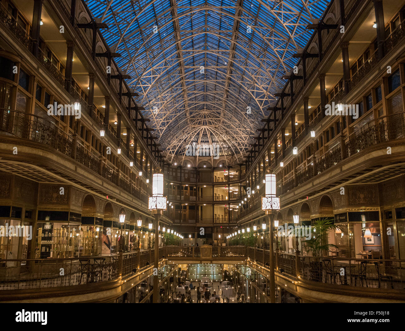 The Old Arcade in Cleveland, Ohio Stock Photo - Alamy