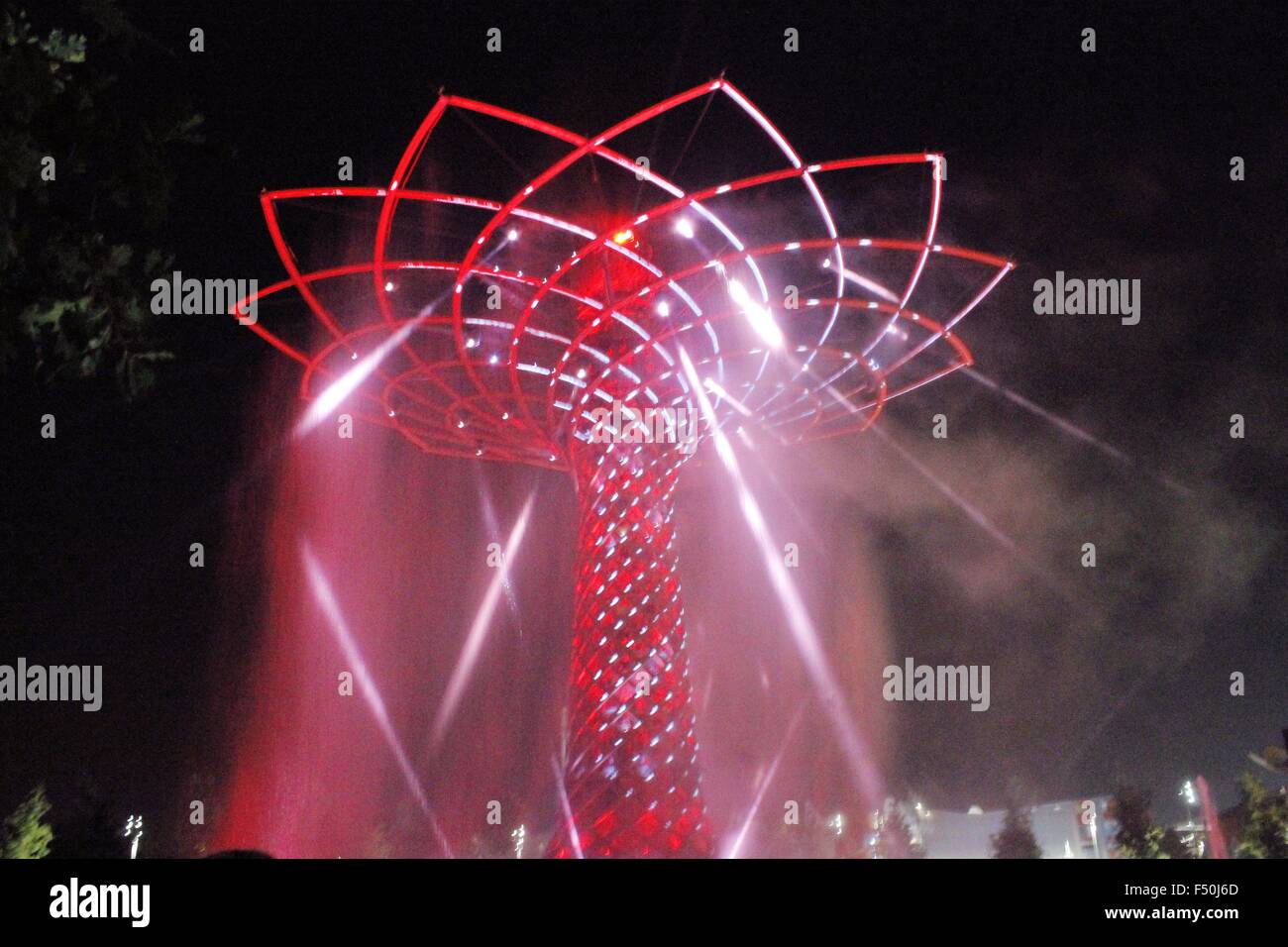 Milan, Lombardy, Italy - October 19, 2015: The tree of life Tree of ...