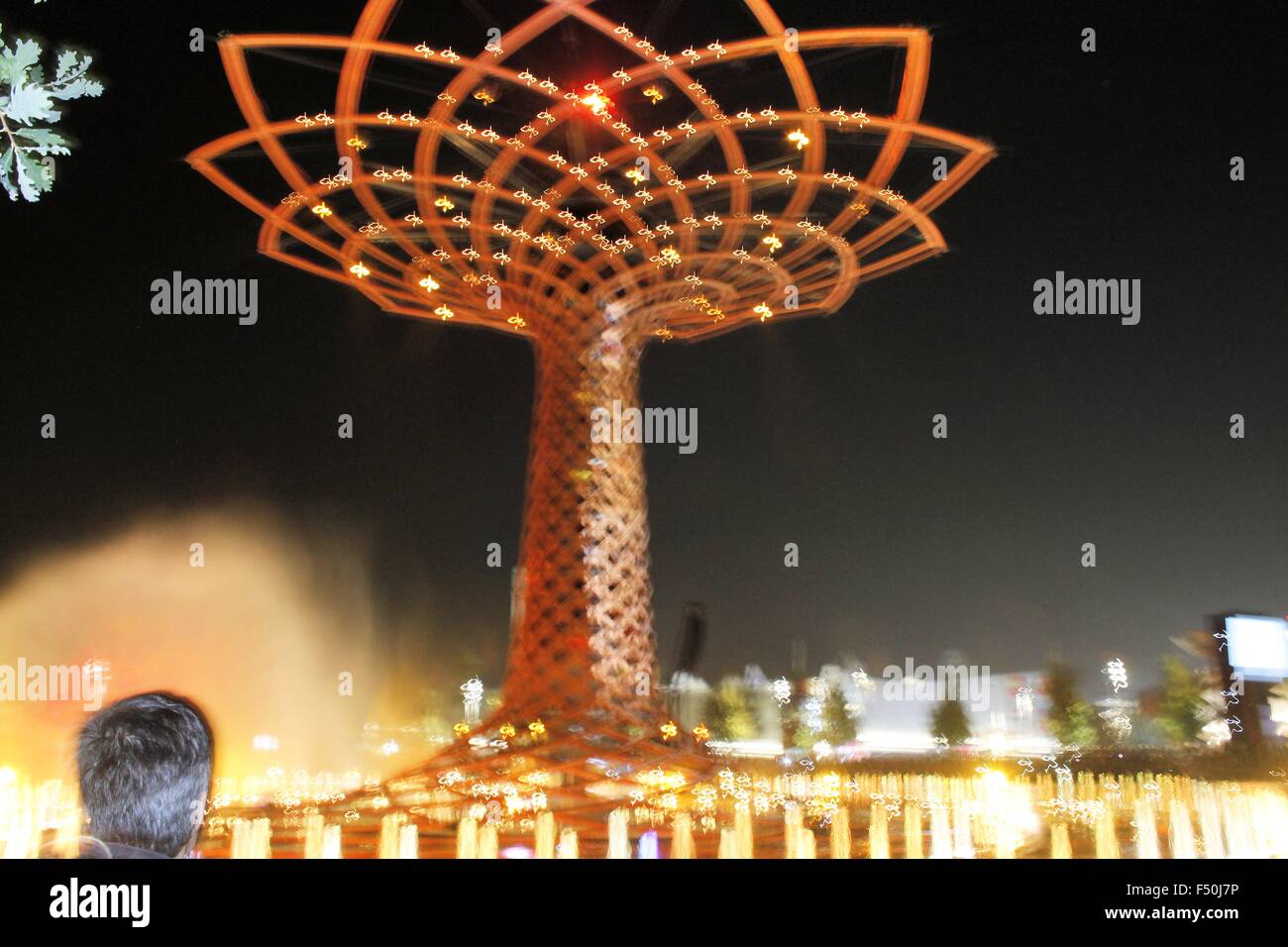 Milan, Lombardy, Italy - October 19, 2015: The tree of life Tree of ...