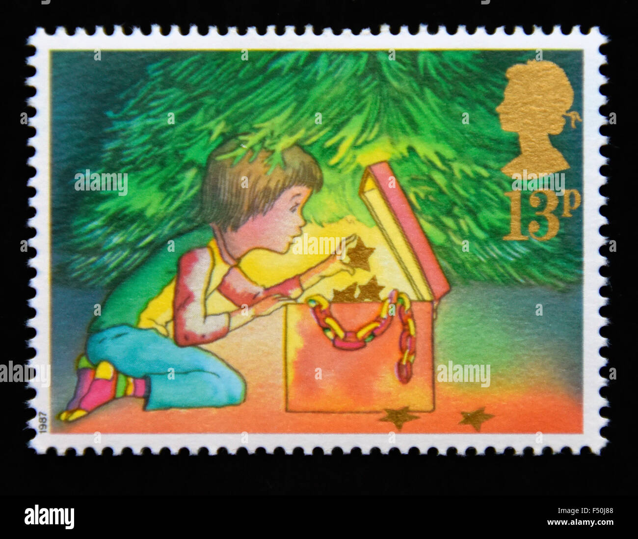 13p stamp hi-res stock photography and images - Alamy
