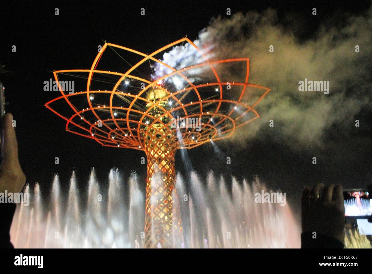 Milan, Lombardy, Italy - October 19, 2015: The tree of life Tree of ...