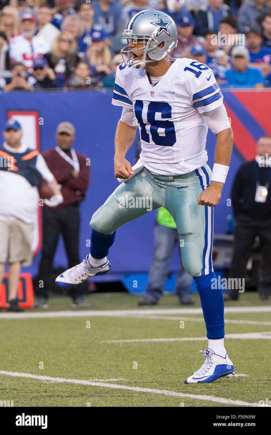 East Rutherford, New Jersey, USA. 25th Oct, 2015. Dallas Cowboys ...
