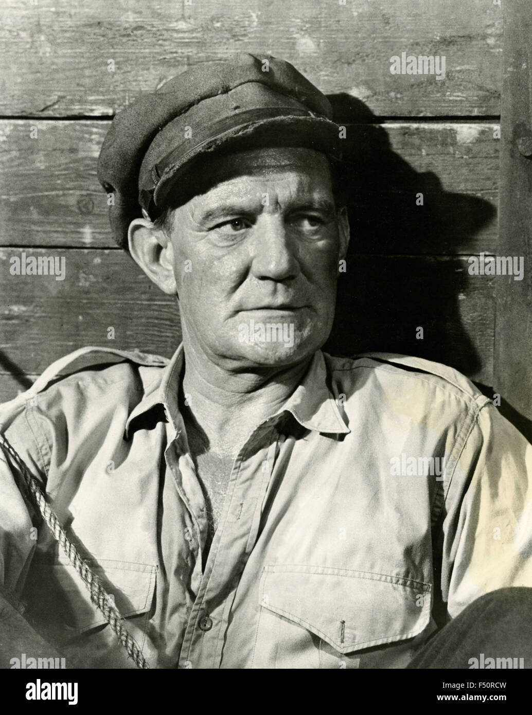 The actor Trevor Howard in a scene from the movie "Von Ryan's Express ...
