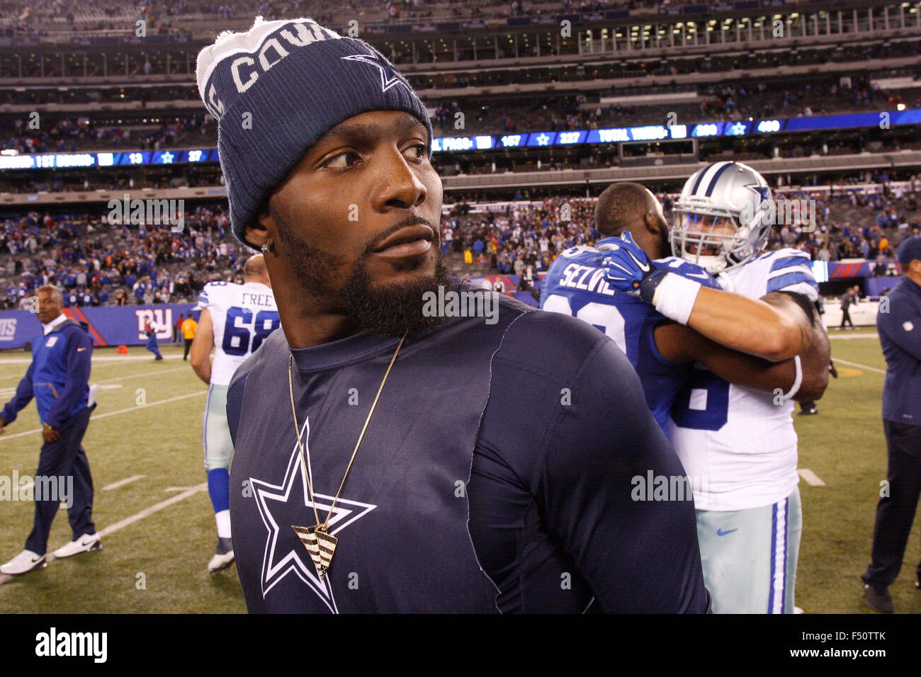 East Rutherford, New Jersey, USA. 25th Oct, 2015. Dallas Cowboys wide ...