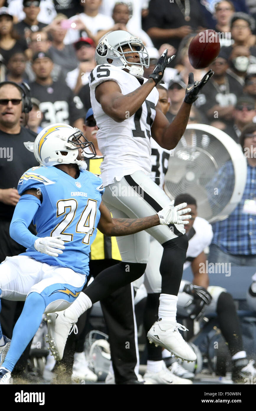 San Diego, CA, USA. 25th Oct, 2015. October 25, 2015: Oakland Raiders ...