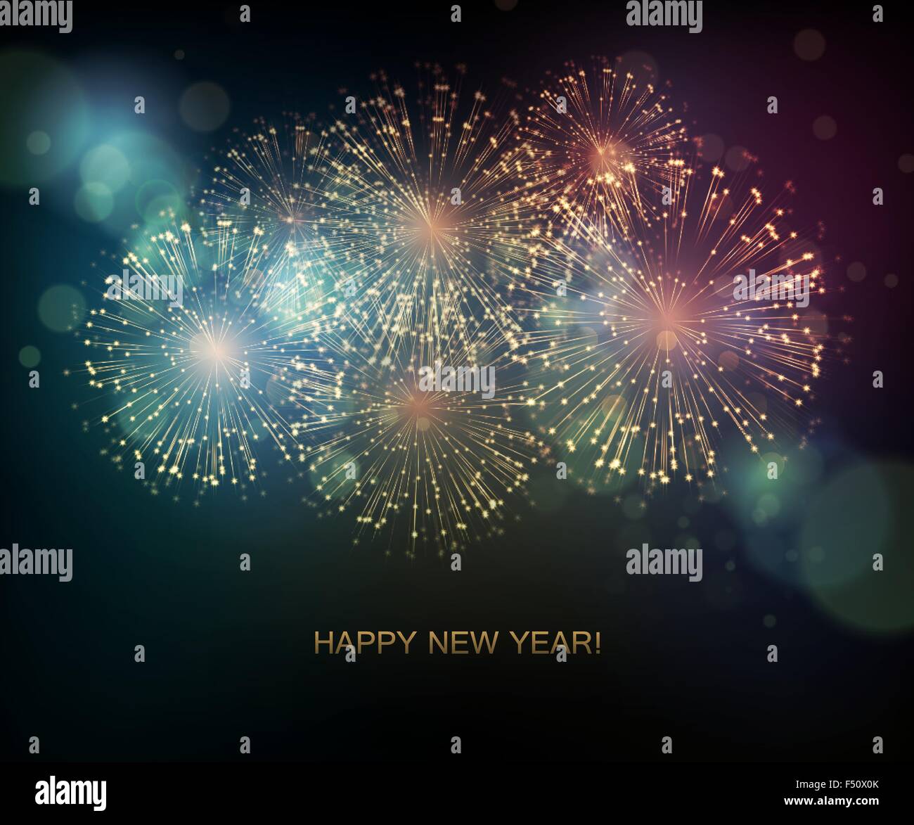 Vector Holiday Fireworks Background Stock Vector Image & Art - Alamy