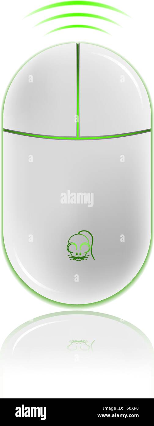 Realistic computer mouse, vector illustration Stock Vector Image & Art ...