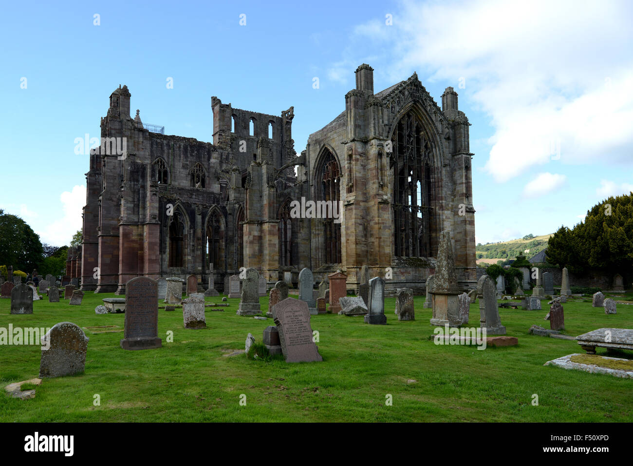 Melrose church hi-res stock photography and images - Alamy