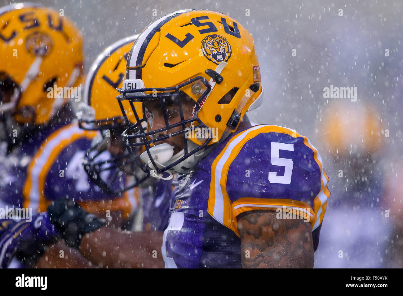 Baton Rouge, LA, USA. 24th Oct, 2015. LSU Tigers running back Derrius ...