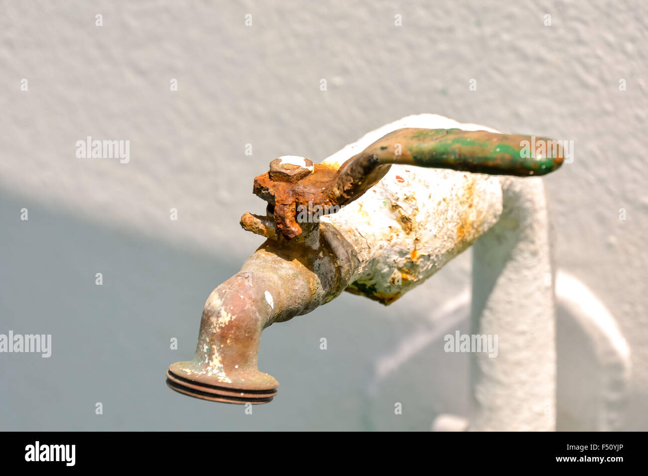 Metal Water Faucet Stock Photo - Alamy