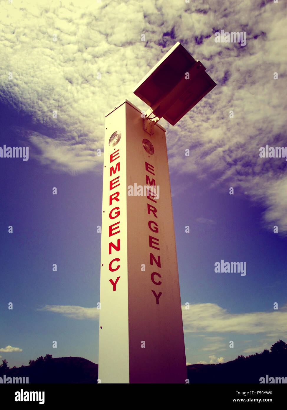 Solar call box hi-res stock photography and images - Alamy