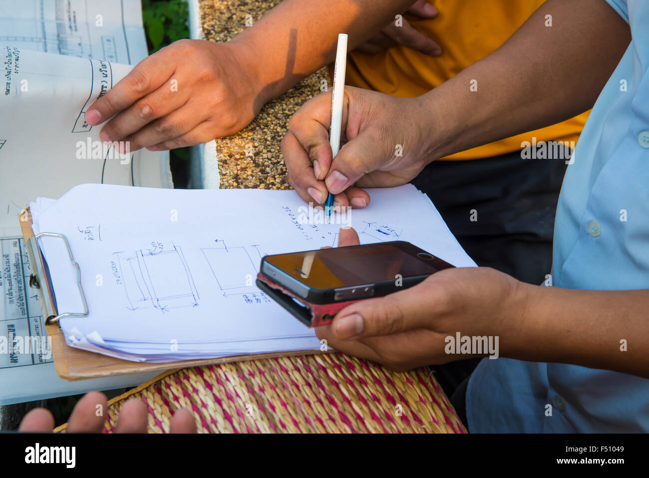 Calculated at construction drawings. Brainstorming session to complete ...