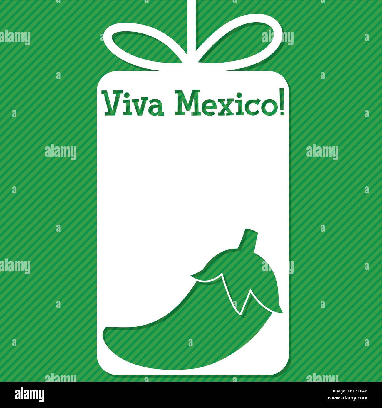 Chili Pepper cut out tag card in vector format Stock Vector Image & Art ...