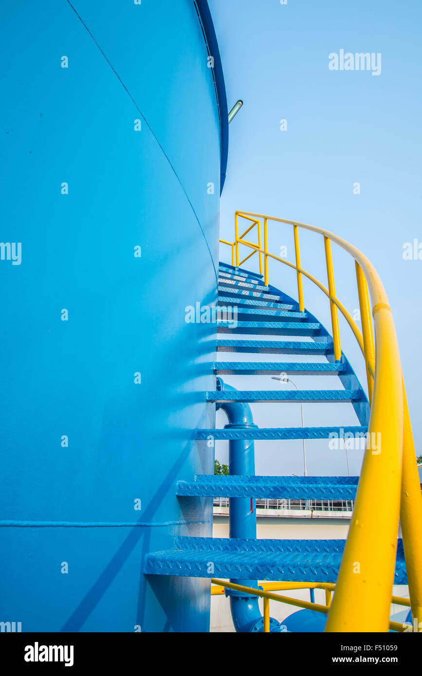 Water treatment plants of the Waterworks in Thailand Stock Photo - Alamy