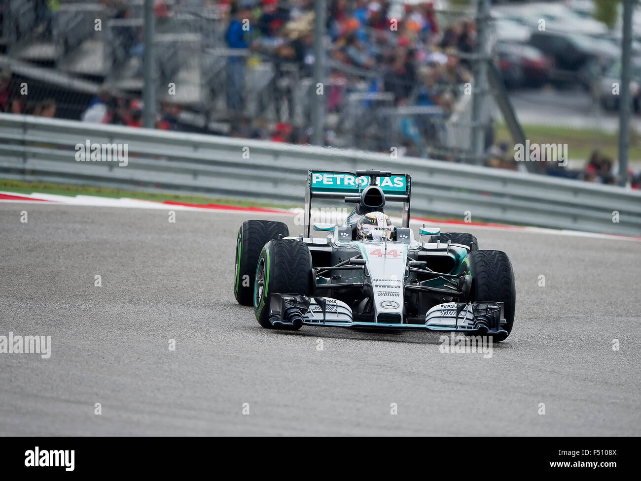 Austin, Texas, USA. 25th Oct, 2015. Lewis Hamilton #44 with Mercedes ...