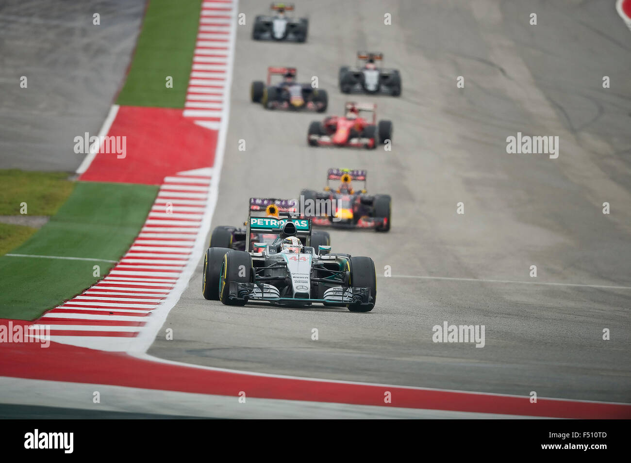 Hamilton f1 austin 2015 hi-res stock photography and images - Alamy