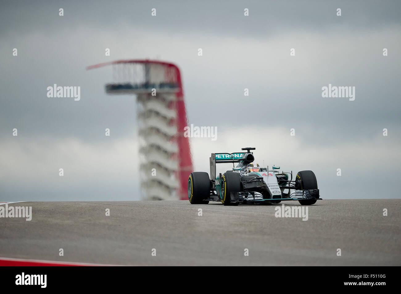 Hamilton f1 austin 2015 hi-res stock photography and images - Alamy