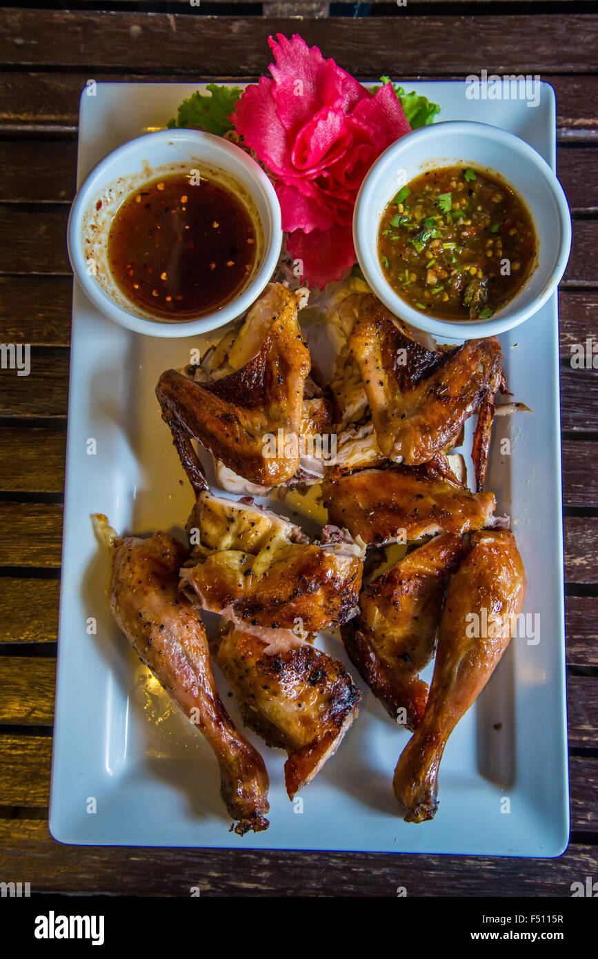 Roast chicken restaurant hi-res stock photography and images - Alamy