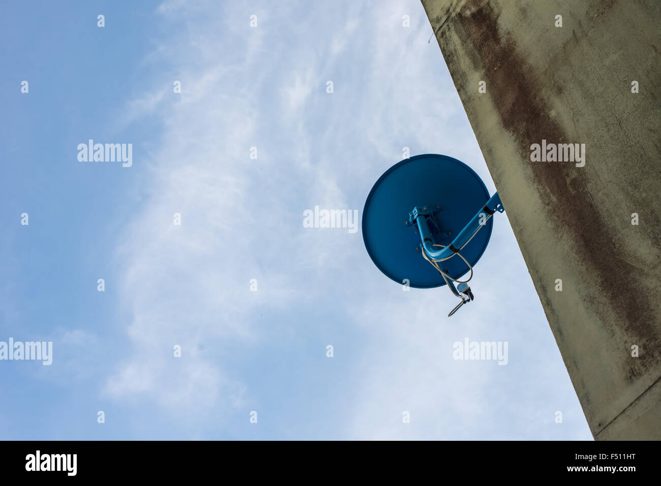 Satellite dishes on house roof hi-res stock photography and images - Alamy