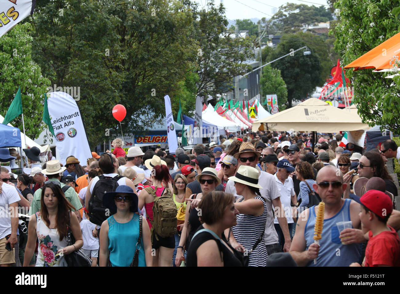 Norton Street Italian Festa in Leichhardt, Sydney Stock Photo - Alamy