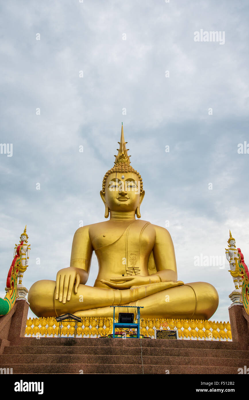 Buddha statue in the temple of Thailand Stock Photo - Alamy