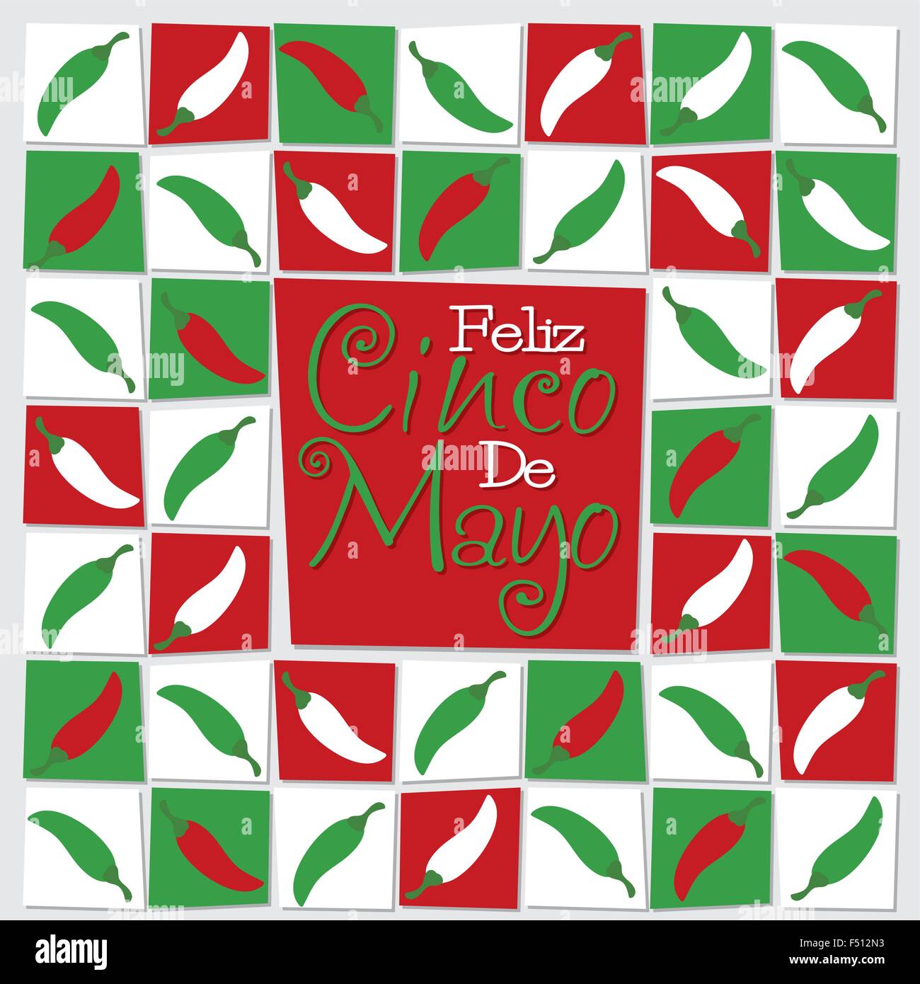 Cinco De Mayo chilli card in vector format Stock Vector Image & Art - Alamy